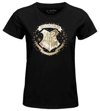 Harry Potter Damen wohapomts342 T-Shirt, Schwarz, XXL
