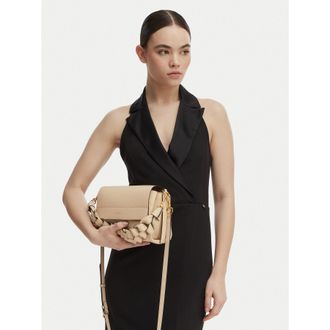 Coccinelle Handtasche Coccinelle Boheme Small Beige