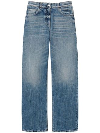 Twin-Set jean à coupe droite - Bleu