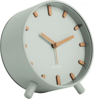 Karlsson [DL] Alarm Clock Grace Metal grayed Jade