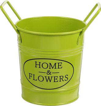 Milisten Kreativer Metall-blumentopf Mit Henkel Mini Eimer Für Blumen Und Pflanzen Dekorativer Pflanztopf Aus Geruchlosem Für Garten Und Zuhause Bunte Farben