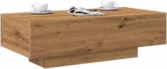 vidaXL Table basse ch&ecirc;ne artisanal 100x49,5x31 cm bois ding&eacute;nierie Vidaxl