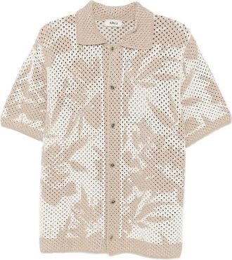 Altea Floral Open-knit Shirt