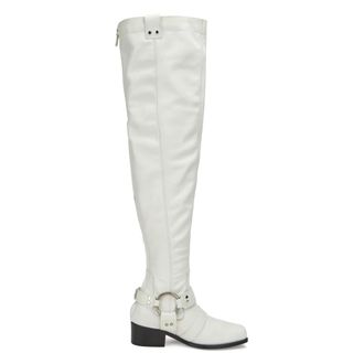 Moschino Hohe Stiefel - - Shoes - Damen - Wei&szlig; - 37 EU