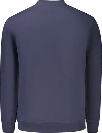 Tommy Hilfiger Logo-Print Cotton Sweatshirt - Blue