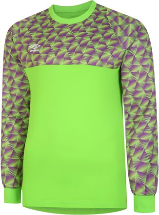 Umbro Flux Torwarttrikot f&uuml;r Herren Lang&auml;rmlig (Gecko-Gr&uuml;n/Purpur Kaktus)