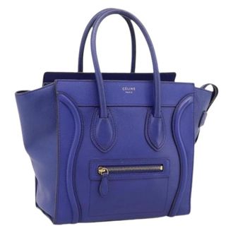 Celine Sac cabas vintage Pre-owned - Femme - Pre-owned - Bleu - Taille: ONE Size