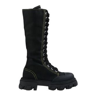 Ganni Bottes de randonn&eacute;e hautes - Femme - Chaussures - Noir - Taille: 41 EU
