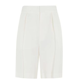 Victoria Beckham Femme, Shorts, Blanc, Taille: 36 FR Bermuda Tailleur