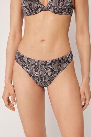 Calzedonia Bikinihose Classic Snake Aufdruck
