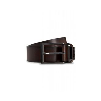 HUGO BOSS Homme, Accessoires, Brun, Taille: 100 CM Ceinture en cuir italien avec passant logo
