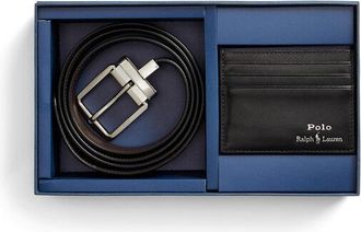 Polo Ralph Lauren Kartenetui und G&uuml;rtel Set 405880721001 Schwarz