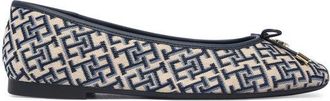 Tommy Hilfiger Ballerinas Th Charm Jacquard Ballerina FW0FW09504 Bunt