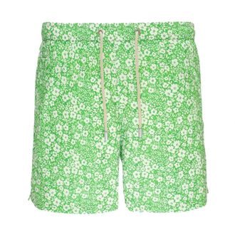 MC2 Saint Barth Blumige Badehose mit Kordelzug - - Swimwear - Herren - Gr&uuml;n - 2XL
