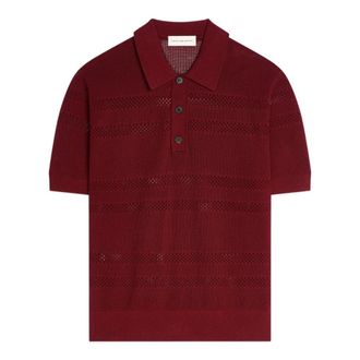Dries Van Noten Homme, Tops, Rouge, Taille: XL Mercy 3701 M.k. Polo