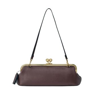 Coach Kisslock Frame Bag 30 - - Bags - Damen - Braun - ONE SIZE