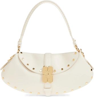 Ganni Femme, Sacs, Beige, Taille: ONE Size Shoulder Bag