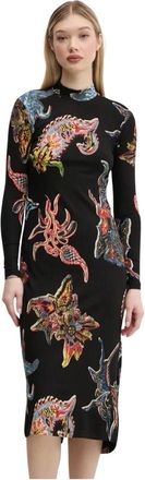Desigual Damen, Kleider, Schwarzk, XSGr&ouml;&szlig;e