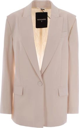 Patrizia Pepe Femme, Vestes, Beige, Taille: 36 FR Blazers