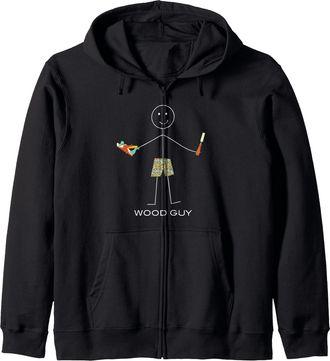 Whyitsme Design Lustiger Herren Holzbearbeitung Holz Guy Boy Woodworker Kapuzenjacke