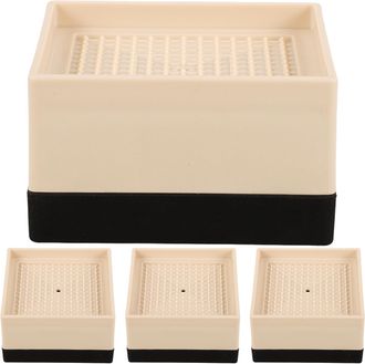 Valiclud OATIPHO Antirutsch M&ouml;belbeine aus Kunststoff 4 St&uuml;ck 4,8cm Erh&ouml;hung Verschlei&szlig;fest und Vibrationsd&auml;mpfend f&uuml;r Sofas Tische und St&uuml;hle im Haushalt und 