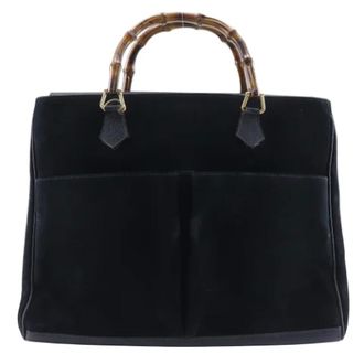 Gucci Pre-owned Daim sacs-main - Femme - Pre-owned - Noir - Taille: ONE Size