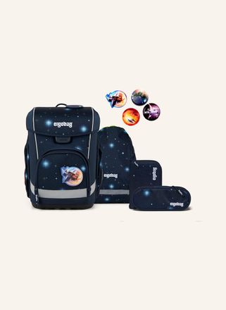 Ergobag Schulranzen-Set Cubo Light Set blau