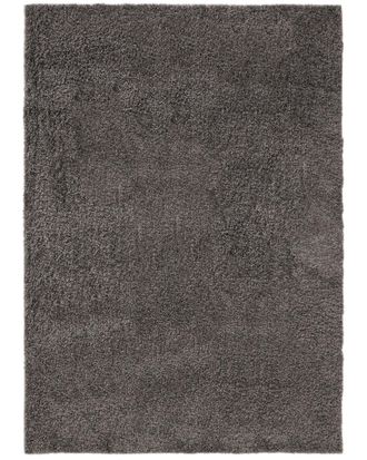 benuta Basic Hochflorteppich Soho - grau 160x230 cm - Kuschelig Weicher Teppich im Minimalistischen Look - Pflegeleicht - Fu&szlig;bodenheizung Geeignet