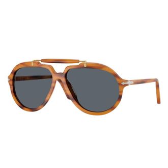 Persol Senna Blaue Linse Sonnenbrille - - Accessories - Damen - Braun - 57 MM