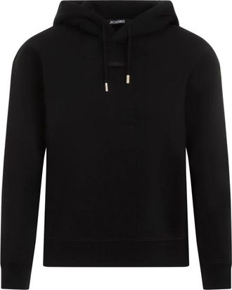 Jacquemus Homme, Sweatshirts et sweats &agrave; capuche, Noir, Taille: M Le Sweat &agrave; capuche Gros Grain
