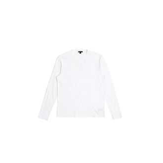 James Perse unisex, Tops, Blanc, Taille: S Brushed Lotus Long Sleeve Crew