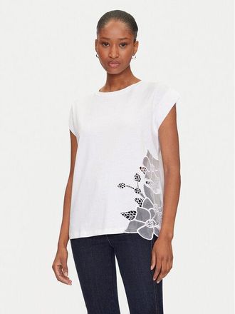 Guess T-Shirt 5GGI02 6298A Wei&szlig; Regular Fit