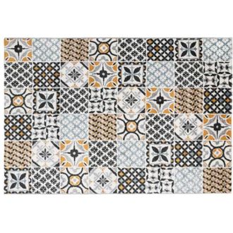 Vente-Unique Vente-unique - Tapis effet carreaux de ciment - 160 x 230 cm - multicolore - ornico