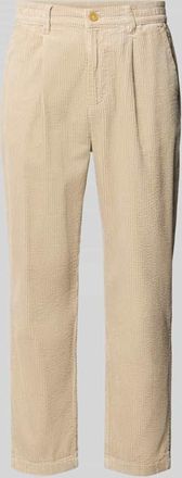 Lindbergh Cordhose mit Bundfalten und Eingrifftaschen