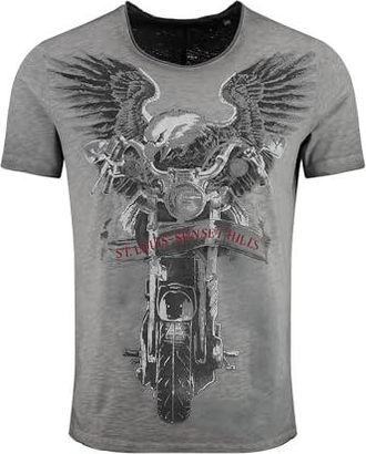 Key Largo KEYLARGO MT Sunset Hills Round T-Shirt, Anthra (1101), XL Hommes