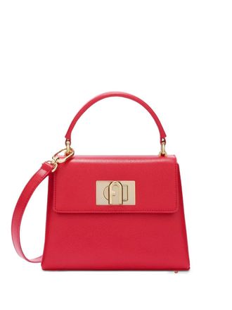 Furla mini sac &agrave; main Furla 1927 &agrave; rabat - Rouge