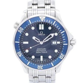 Omega Pre-owned Seamaster Professional 300M - Homme - Pre-owned - Bleu - Taille: ONE Size