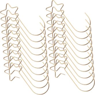 Valiclud 100st&uuml;cke Metallhaken f&uuml;r Weihnachtskugeln Weihnachtsschmuckaufh&auml;nger Edelstahlhaken zum Aufh&auml;ngen von Girlanden Lichterketten und Dekorationen