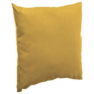 Hesperide Coussin d&eacute;co dext&eacute;rieur Korai Jaune Moutarde 40x40 cm