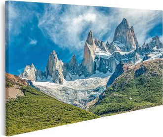 Islandburner Prime Bild auf Leinwand Fitz Roy Berg El Chalten Patagonien Argentinien Bilder Wandbilder Poster