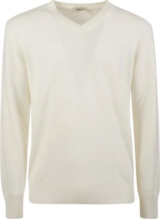 Altea Pull Col V Coupe R&eacute;guli&egrave;re - Homme - Pulls - Blanc - Taille: L