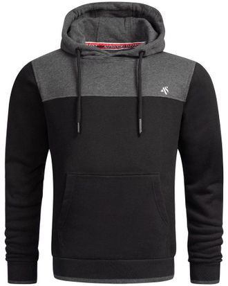 Alessandro Salvarini Kapuzenpullover ASDuori mit gro&szlig;er Kapuze