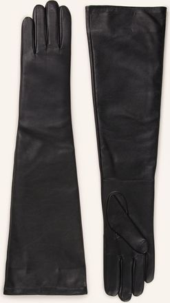 Frankie Shop Lederhandschuhe Jorna schwarz