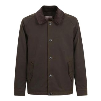 Baracuta Gewachste Deck-Jacke - - Jackets - Herren - Gr&uuml;n - XS