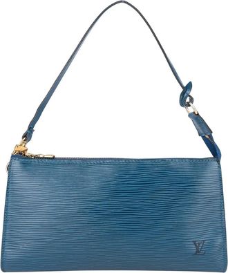 Louis Vuitton Crossbody Bags - Louis Vuitton Bleu Epi Leather Pochette Accessoire - Gr. unisize - in Blau - f&uuml;r Damen