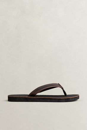 GANT Herren Brodale Ledersandale (40) DARK Braun