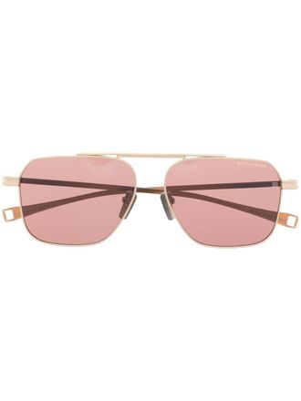 Dita Eyewear Eckige Pilotenbrille - Braun