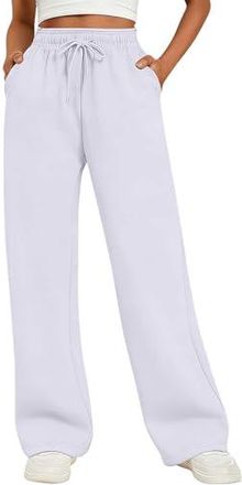 Generic Pantalon De Sport Femme Chic D&eacute;t&eacute; Long Pants Respirant Classique Pas Cher Sweatpants Tendance Chic Elegant Surv&ecirc;tement D&eacute;tente Mode Taille Elastique 2