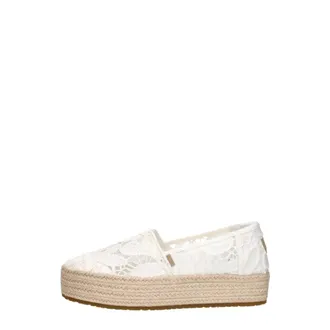 Toms Valencia Plateau Espadrille - - Shoes - Damen - Wei&szlig; - 39 EU