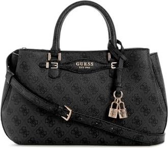 Guess Katya Girlfriend Satchel Coal Logo